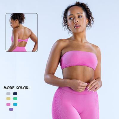 Sports bra, yoga suit, bra, strapless top, chest wrapped