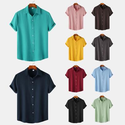 Men's Men's Asian Men's Short sleeved Men's Shirt