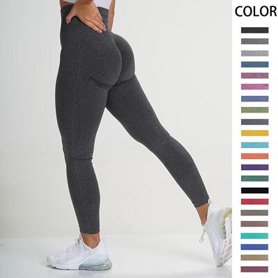 Knitted crescent shaped yoga pants, outdoor sports running