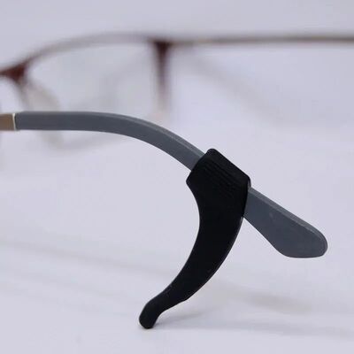 2 Set Anti-slip Silicone Ear Gripping Glasses Leg Ear Hook N
