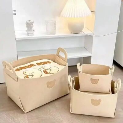 Foldable Storage Basket Car Trunk Storage Box Wear Resistant