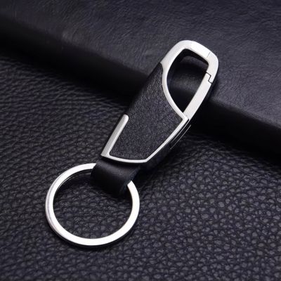 1 Black Car Keychain, Durable Metal Keyring Holder, Practica