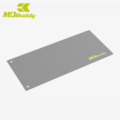 MDBuddy瑜伽垫双色PVC高档环保8mm专业训练隔音地垫带扣眼可悬挂