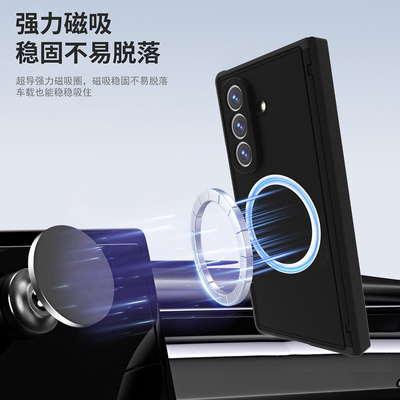 适用于三星 Galaxy Z Fold8 ultra手机壳钢化玻璃贴膜旋转支架无线充SM-F976B前后折叠保护套全包防摔超薄