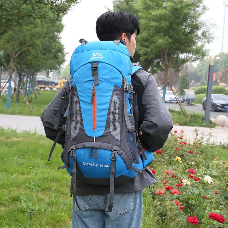 70升大容量户外登山包露营帐篷背包男女运动旅行包徒步旅游行李包