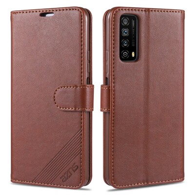 适用华为P Smart 2021手机壳6.67英寸华为Peppa-L21B外壳皮夹华为PPA-L21B保护套翻盖PPA一L21B全包ENJOY钱包