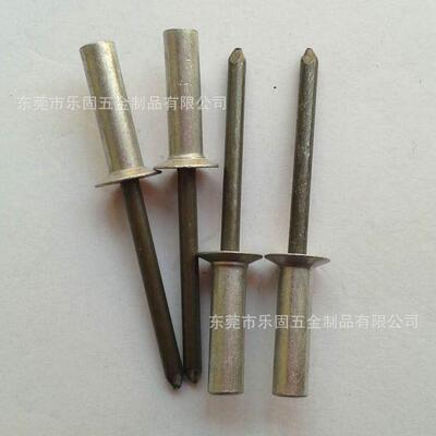 新款直销gb12616封闭型沉头抽芯铆钉平头盲孔抽芯拉钉沙拉头拉铆