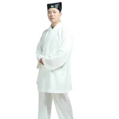 特卖夏季道士服装男武当太极服道姑女正一道服三清领道袍道士穿的