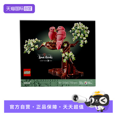【自营】乐高积木21365创意IDEAS爱情鸟情人节男女孩益智玩具礼物