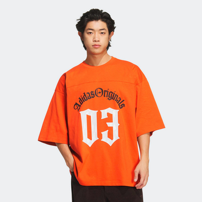 【自营】adidas阿迪达斯三叶草oversized男足球风短袖T恤KR0407