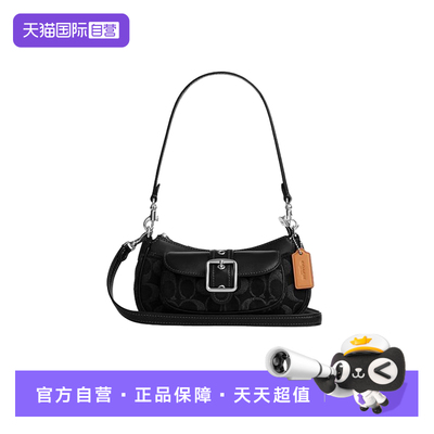 【自营】COACH/蔻驰Ashton 20 经典物拼牛剖层革腋下包单肩包