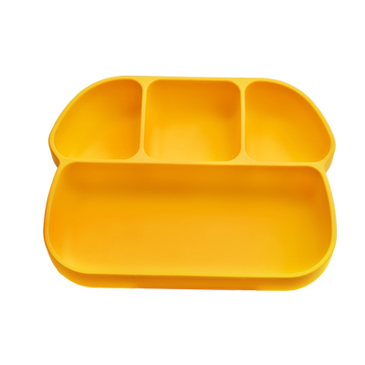 ecuskids分格餐盘硅胶分格