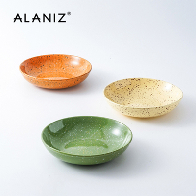 alaniz南兹闲林8寸深盘陶瓷汤盘2024新款盘子盘子家用创意圆盘