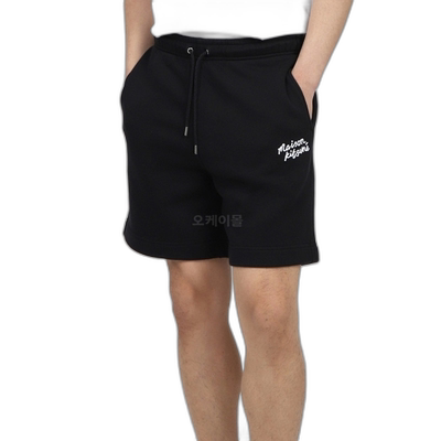 韩国直邮MAISON KITSUNE 手写常规慢跑短裤 (MM01111KM0321-O197)