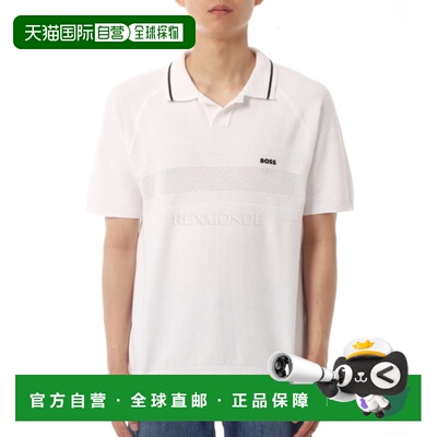 韩国直邮HUGO BOSS Johnny 领棉质 Polo 衫 (50558350 100) 短袖