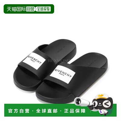韩国直邮GIVENCHY 标签：橡胶滑轨（BH302MH1XL 001） 骡子凉鞋