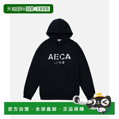 韩国直邮AECA 男士连帽衫AWCMFWBATSPSO002A5BA BIG LOGO PULLOVE
