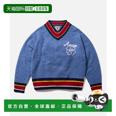 韩国直邮AECA 男士男针织AWCMFWBCKNISO005G3LA AECA CRICKET KNI