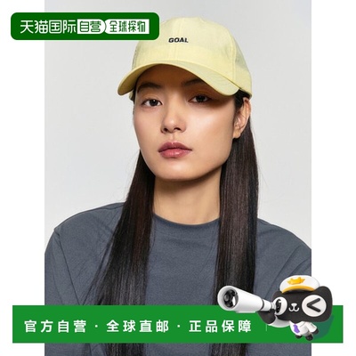 韩国直邮GOALSTUDIO goal taslan 球帽-浅黄色