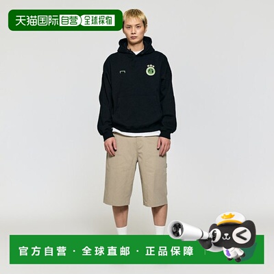 韩国直邮GOALSTUDIO [여주점] FC 复古艺术品连帽衫-黑色卫衣