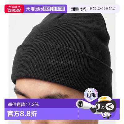 韩国直邮WoolPower 豆豆经典黑色 (帽子)针织帽 9854