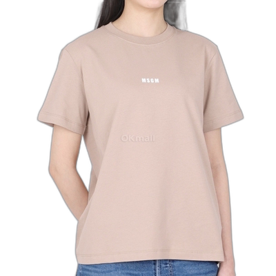 韩国直邮MSGM 纯棉 LOGO 印花短袖T恤男士 3641MDM500 247002 23
