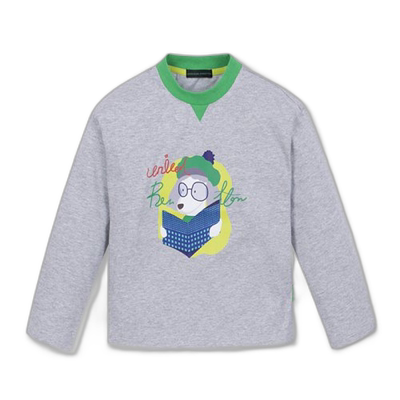 韩国直邮BENETTON儿童童装T恤QATS12361MG潮流穿搭时尚透气高级感