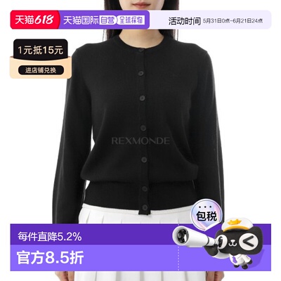 韩国直邮J.LINDEBERG Joanna 针织开衫 (GWKW12896-9999) 针织衫/