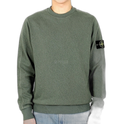 韩国直邮STONE ISLAND 66060 经旧处理Malfile抓绒圆领运动衫