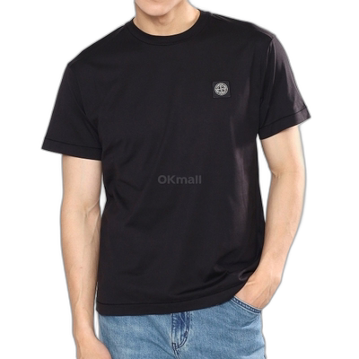 韩国直邮STONE ISLAND 24113棉质平纹针织短袖T恤_修身