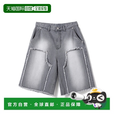 韩国直邮GOTTER GALLERY 公用短裤 24SSBT07GY PATCHED DENIM BER