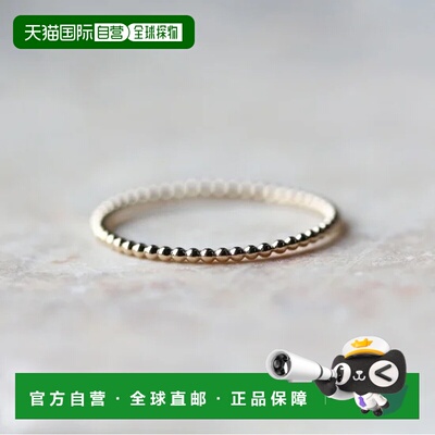 1h可退 日本直邮cui-cui K10YG黄金指环 简约设计可叠戴 756295