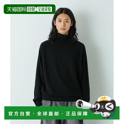 NANO universe 「HOTEL PALACE」 肩部设计缝线高领针织衫
