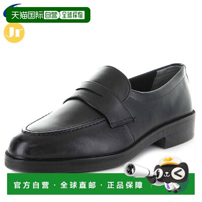 日本直邮Moonstar 乐福鞋适合青少年和学生 BV6632A 黑色 MOONSTA