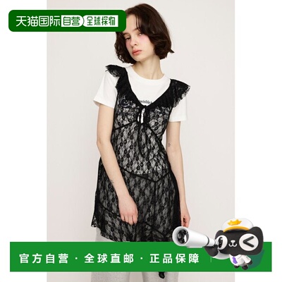 日本直邮SLY HEM DESIGN LACE FRILL L上衣 [450941107]长袖