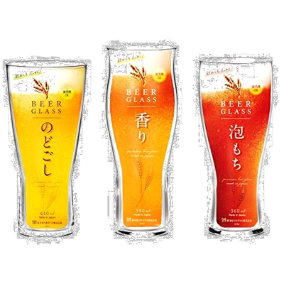 【日本直邮】TOYO SASAKI GLASS东洋佐佐木啤酒玻璃杯3个组洗碗机