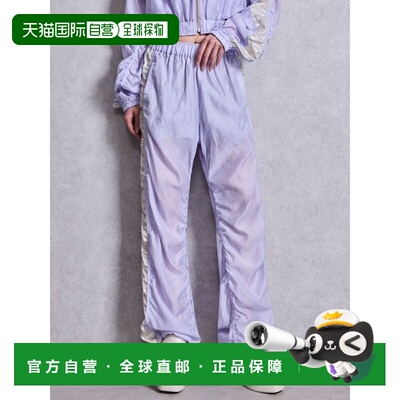 日本直邮GYDA 女装 光感褶皱高腰长裤 0726307192休闲裤卫裤