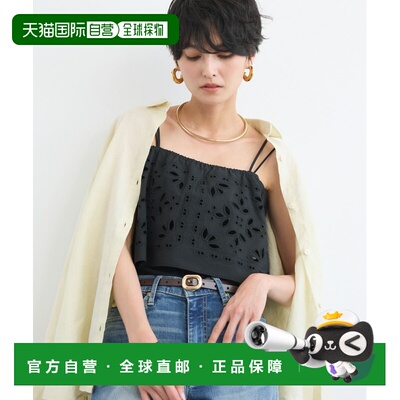 日本直邮BARNYARDSTORM 女士 纯棉刺绣吊带衬衫（可手洗） 605574