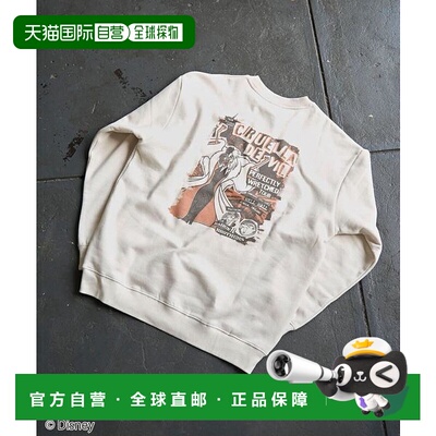 1h可退 日本直邮coen VILLAINS 复古风卫衣运动