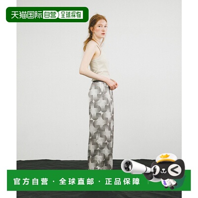 1h可退 日本直邮LAATO 女装 宽松易搭 原创印花休闲裤 WBA624N002