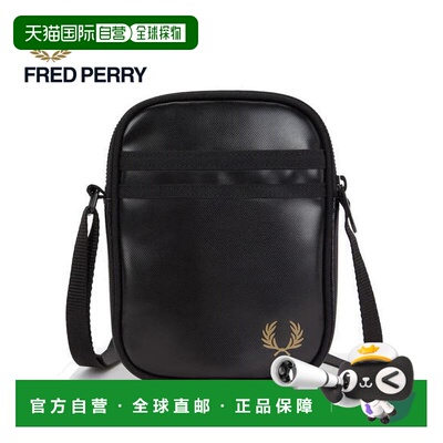 日本直邮Fred Perry Tonal Classic 小号侧包 L2166 774（黑色/金