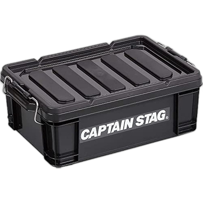 【日本直邮】鹿牌 野营收纳盒13L W447xD297xH162mm 黑色 UL-1049