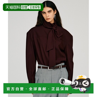 日本直邮PRANK PROJECT 女装 高领强肩设计衬衫 3【付后1h可退】