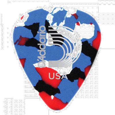 【日本直邮】达达里奥吉他拨片Celluloid Multi 1.25mm标准型1CMC