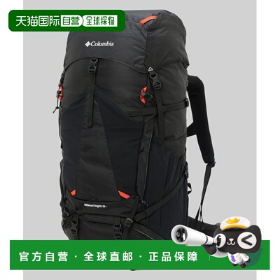 日本直邮Columbia 男女同款 50+10L野营登山背包 防泼水可扩展式