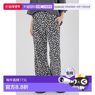 1h可退 日本直邮RODEO CROWNS WIDE BOWL 女装 动物纹宽松休闲裤