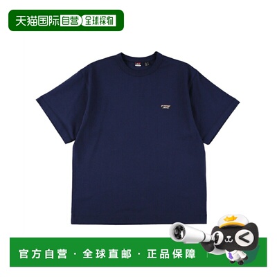 日本直邮NANGA短袖T恤男款环保混合箱型标志刺绣T恤 NW2411-1G804