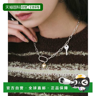 日本直邮SMELLY 女士 混搭爱心钥匙链条项链 SM26【付后1h可退】