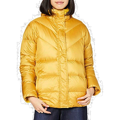 【日本直邮】美津浓Mizuno女士羽绒服吸湿发热面料B2ME0702柠檬黄