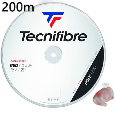 日本直邮200m Technifibre 男士女士红绳 REDCODE 网球装备卷肠线